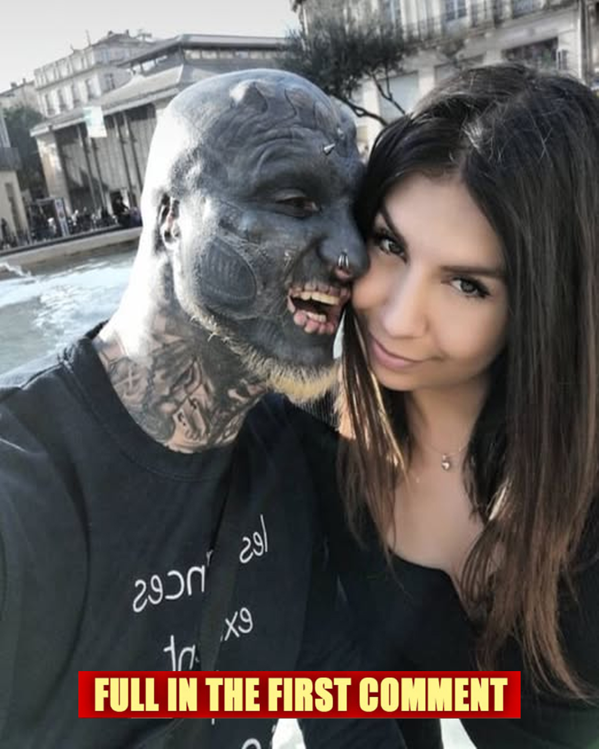 Man transforms himself into a ‘black alien’, internet is amazed by his ...